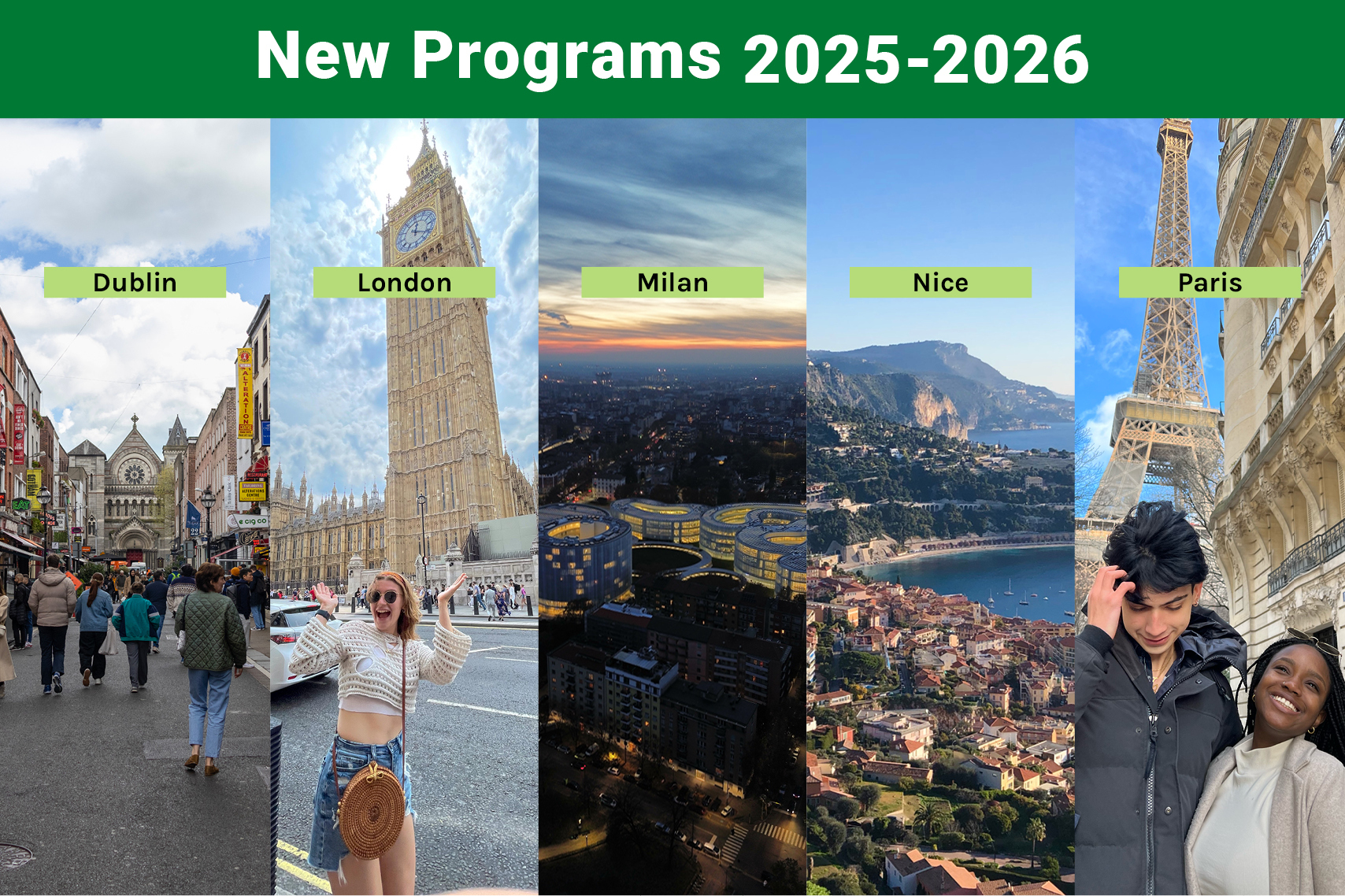 Introducing Our New Programs for 2025-26! | IES Abroad